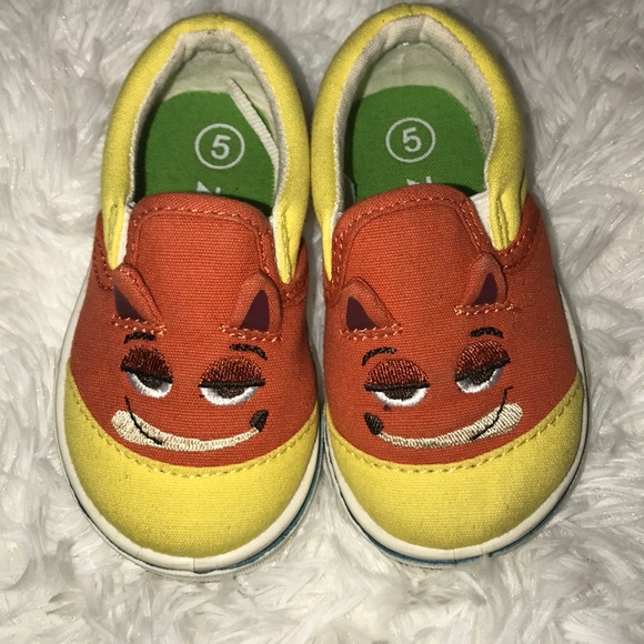 Disney | Shoes | Zootopia Nick Wilde Slip On Shoes Super Cute | Poshmark
